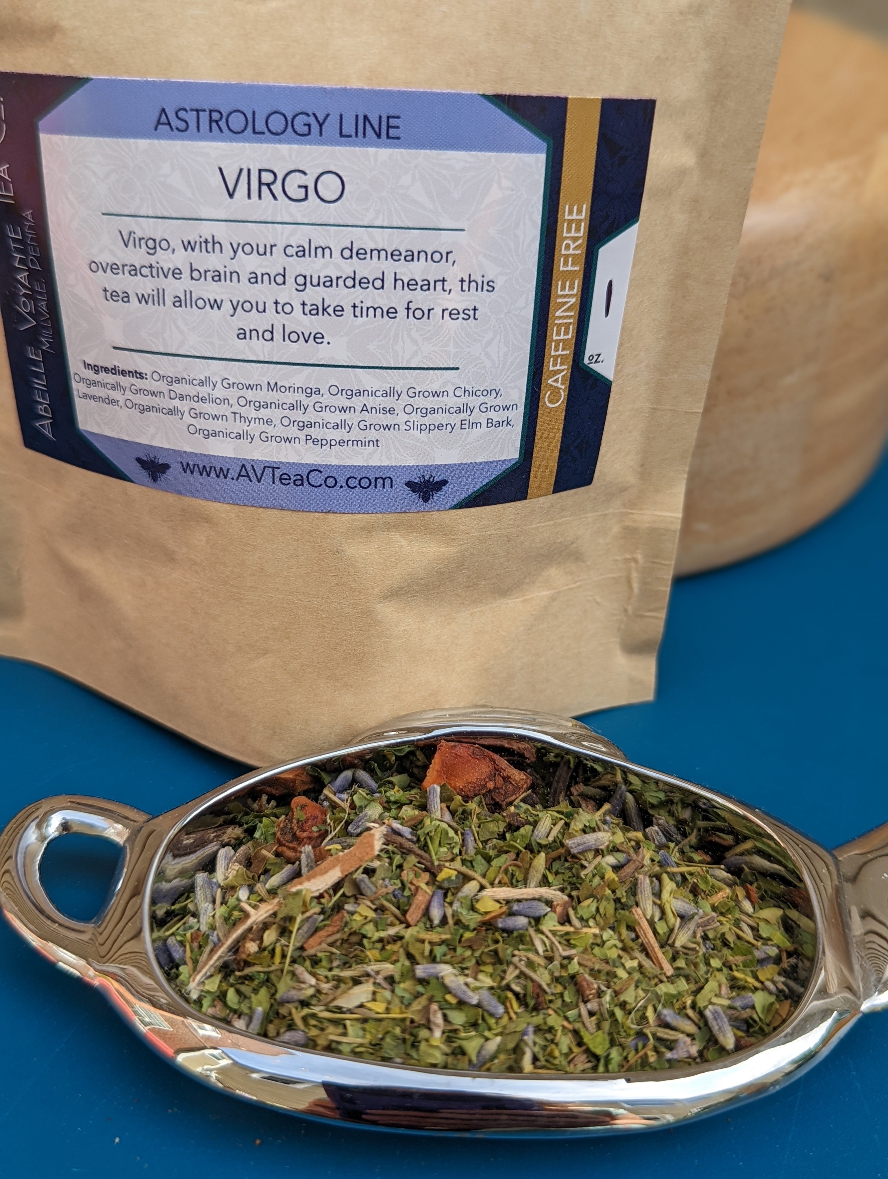 Virgo | AV Tea Co. | Abeille Voyante Tea Co. | Organic Hand Blended ...