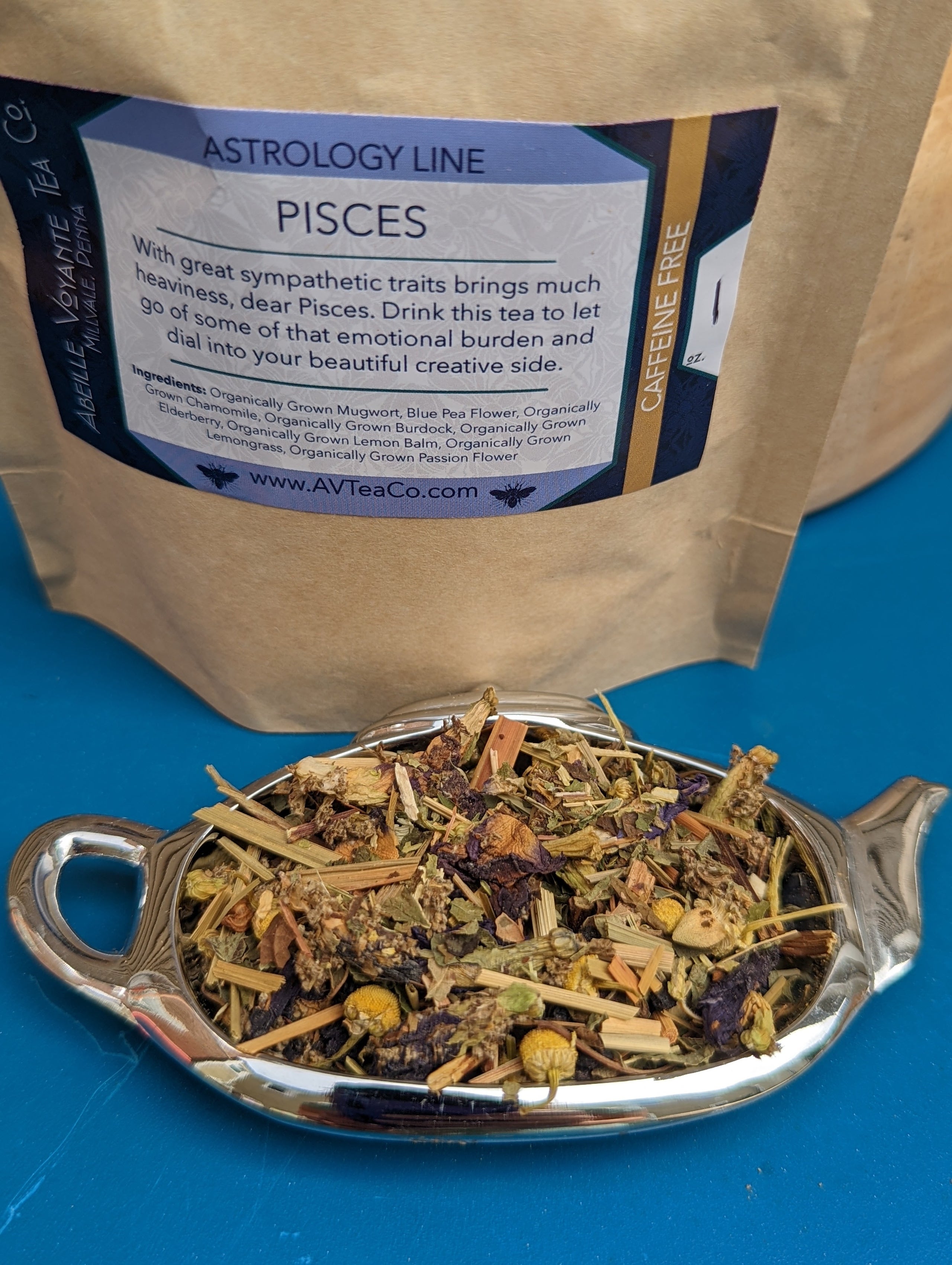 Pisces | AV Tea Co. | Abeille Voyante Tea Co. | Organic Hand Blended ...